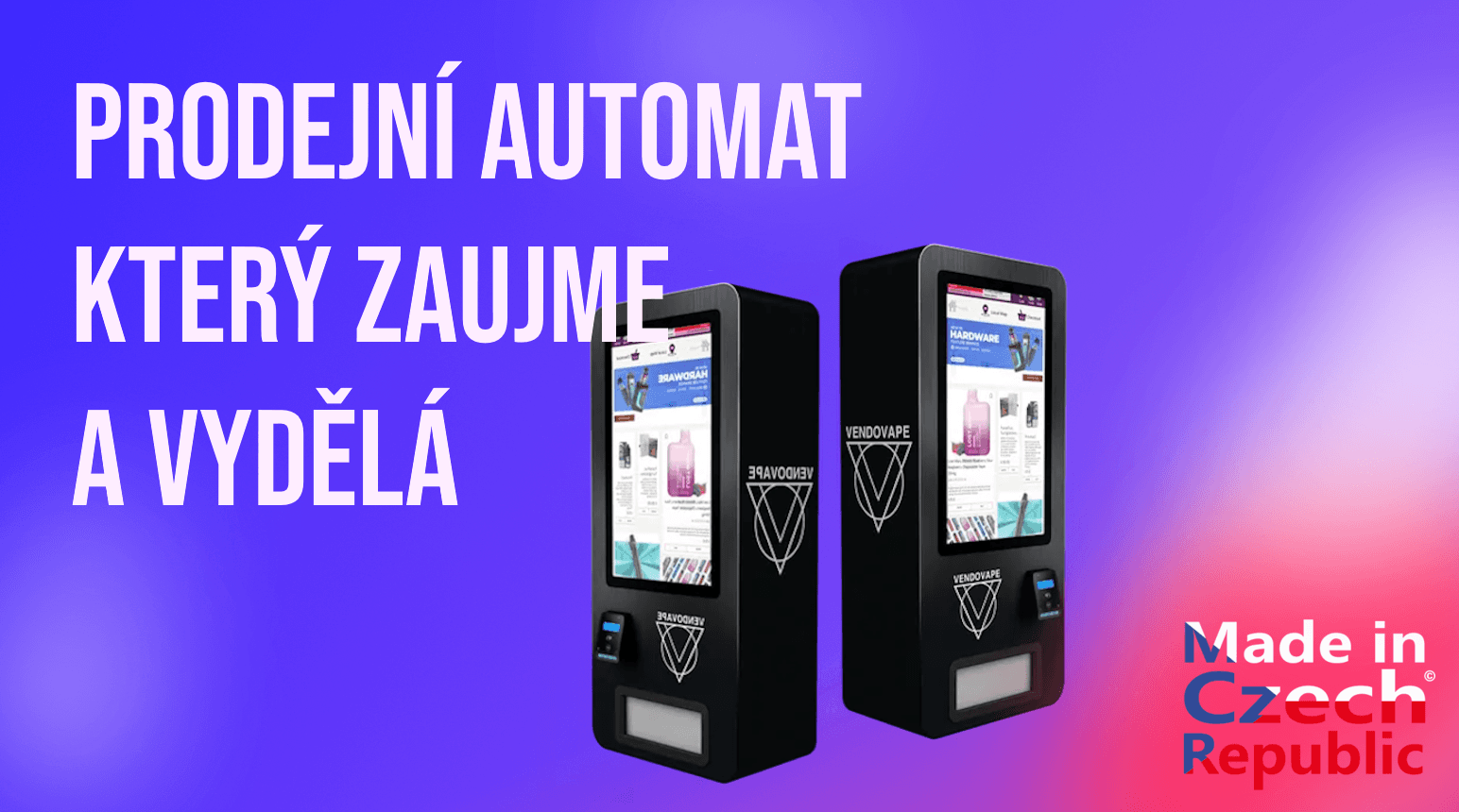 MůjAutomat - nejlepší prodejní automat na trhu | MůjAutomat